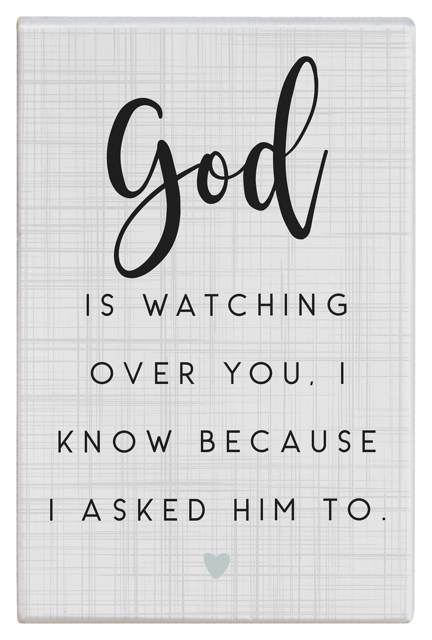 Sincere Surroundings God Is Watching Over You Wooden Display Sign ...